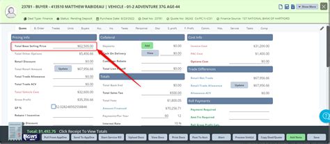 Modify Sales Profit Info Motility Software Solutions