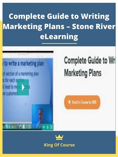 Complete Guide To Writing Marketing Plans Stone River Elearning Loadcourse Best Discount