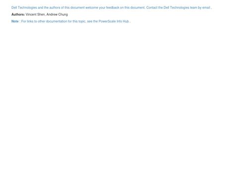 We Value Your Feedback Dell Powerscale Common Antivirus Agent Solution Dell Technologies