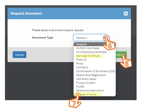 Collecting Change Of Name Documentation Evidence VSure