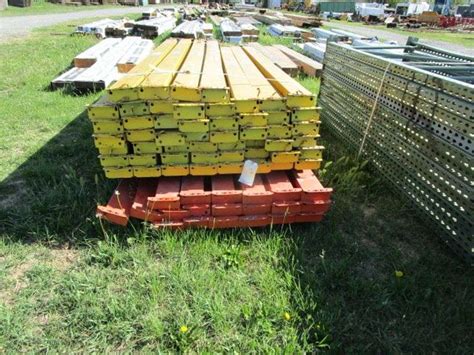 Pallet Racking Side Rails 52 Pc Heaverlo Northwest Auctions
