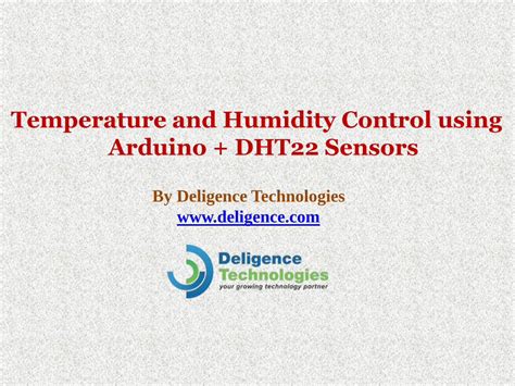 pdf temperature and humidity control using arduino dht22 sensors