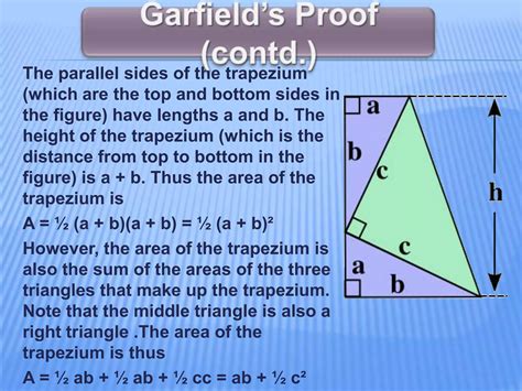 Pythagorean Theorem And Its Various Proofs Pptx Pythagorean Theorem And Its Various Proofs Pptx