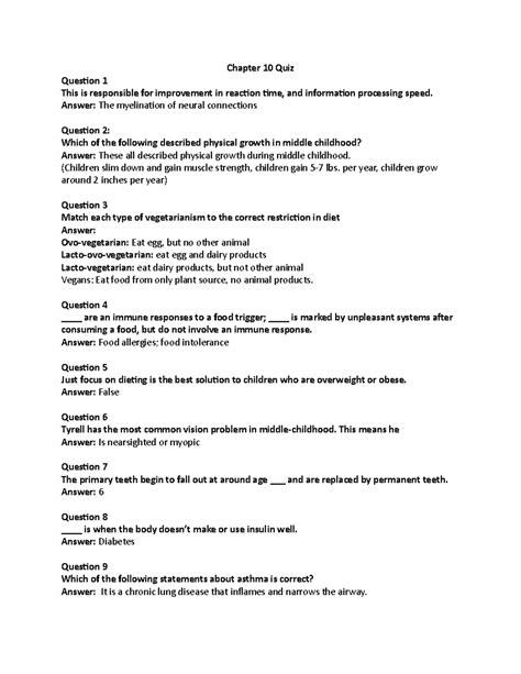Chapter Quiz Chapter Quiz Question Shelley Age Is Undergoing Rapid Physiological