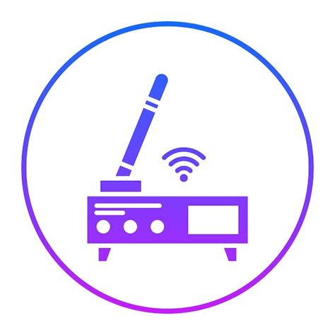 Premium Vector Wireless Router Vector Illustration