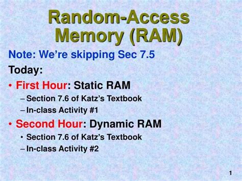 PPT Random Access Memory RAM PowerPoint Presentation Free Download ID