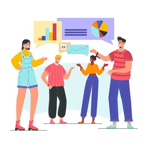 손으로 그린 사람들이 사업을 계획 무료 벡터