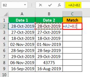 Compare Dates In Excel How To Compare Two Dates In Excel