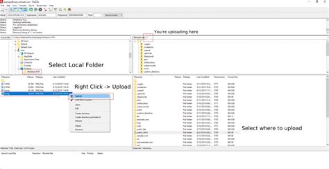 How To Upload Files Using Filezilla On Windows Pc