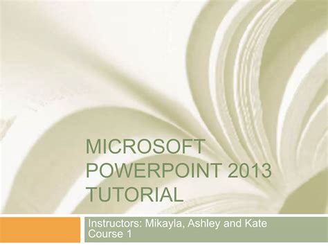 powerpoint 2013 tutorial pptx