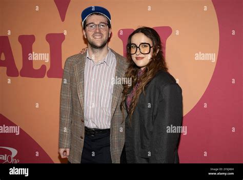 Clyde Lawrence Left And Gracie Lawrence Attend A Gala Performance Of All In Comedy About