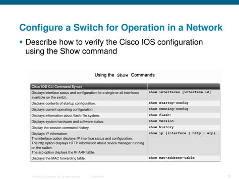 PPT Configure A Switch PowerPoint Presentation Free Download ID