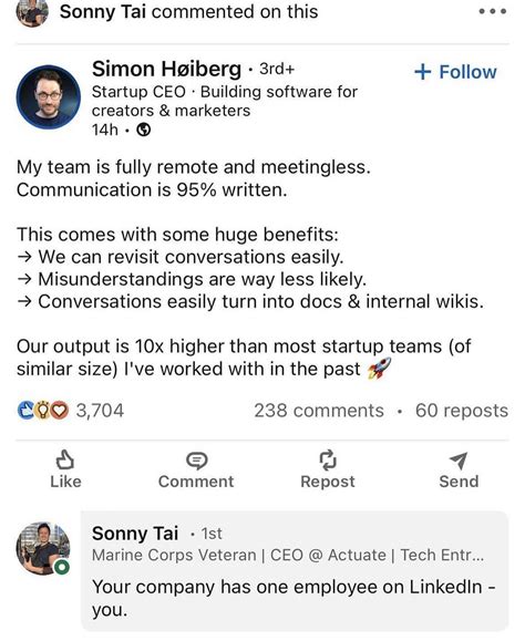 Ceos On Linkedin Nowadays R Linkedinlunatics
