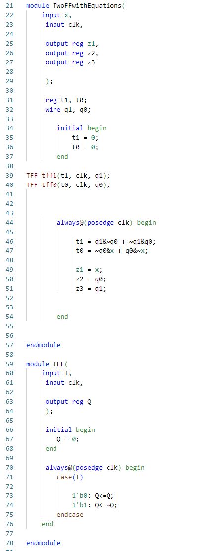 Solved What Is Wrong With This Verilog Code There Is One Chegg