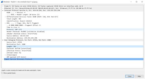 Wireshark Lab UDP v8 1 고볼