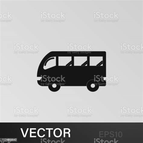버스 아이콘을 참조하십시오 여행 일러스트 아이콘의 요소입니다 표지판 기호는 웹 로고 모바일 앱 Ui Ux에 사용할 수 있습니다 검은색에 대한 스톡 벡터 아트 및 기타 이미지