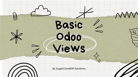 Odoo Basic Views Form Tree Kanban Search Odoo 17 0 Odoo