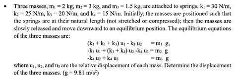 Solved Express The Following Problems As A Linear System And Chegg
