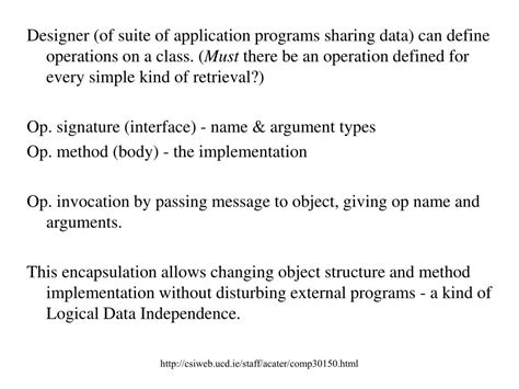 Ppt Object Oriented Data Bases [oodbs] Data Model [oodm] Prog Langs