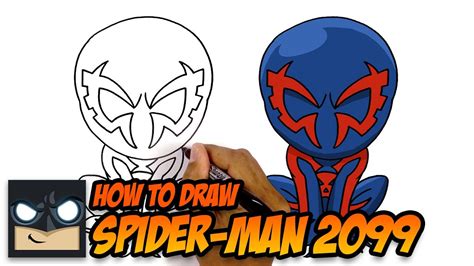How To Draw Spiderman 2099 Face