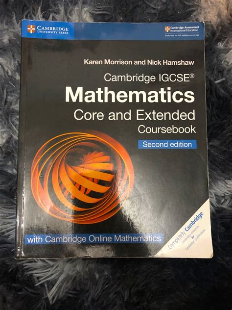 Cambridge Igcse University Press Mathematics Core And Extended Coursebook Textbook Second