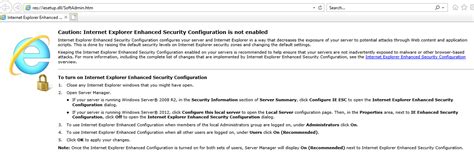 Internet Explorer I Disable Ie Enhanced Security But Ie Not Working Stack Overflow