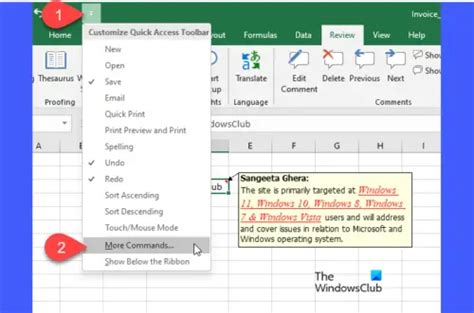 Change Default Color Shape Font Of Comment Box In Excel