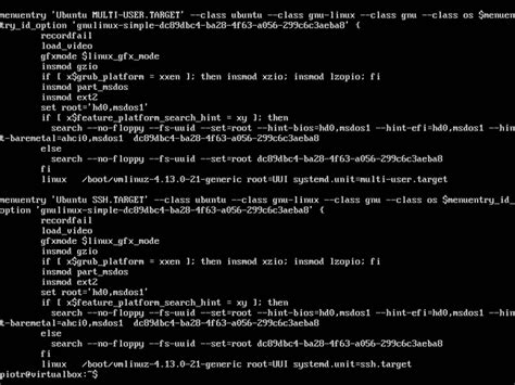Server Update Grub Errors Regarding Syntax And Memory Ask Ubuntu