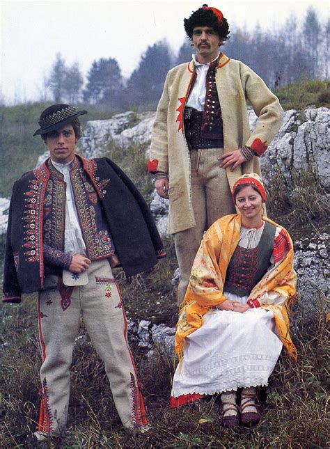 Folkcostumeandembroidery Costumes Of The Pieniny Dunajec Region