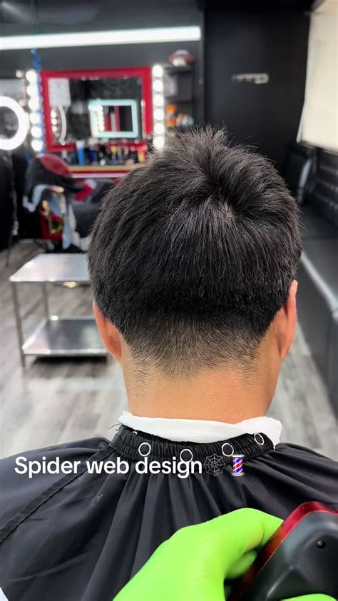 Spider Web Design🕸️💈 Brayanbarber27 Fivestarbarbershop💈 Designid Tiktok