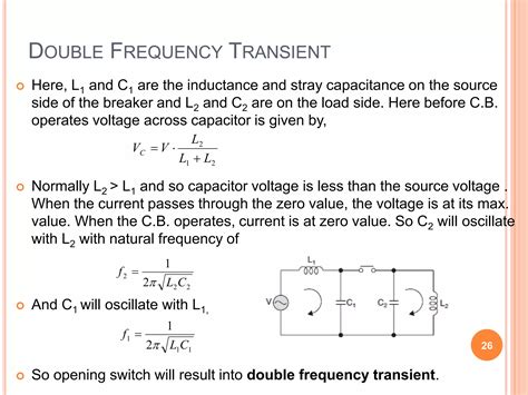 transient in power system pptx physics science