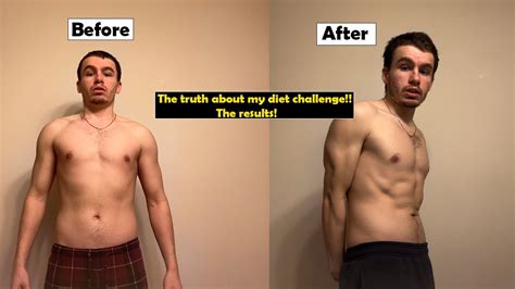 My Diet Challenge Update Before And After The Truth Diet