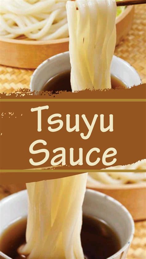 Tsuyu Sauce Traditional Japanese Dipping Sauce