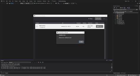 Maui Unable To Launch Android Emulator In Visual Studio Despite