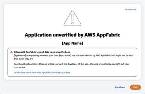 Troubleshooting AWS AppFabric