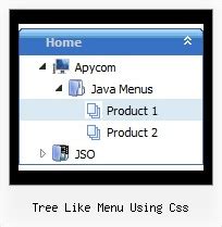 Tree Like Menu Using Css Javascript Tree Menu