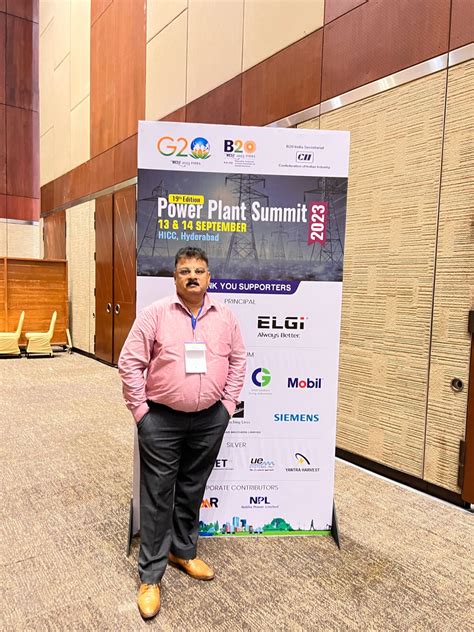 Prabhat Verma On Linkedin Cii Power Plant Summit 2023 At Hyderabad 13th And 14th Sept 2023