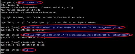 instale la última versión de roundcube webmail en centos 7