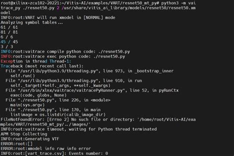 vitis ai user guide ug1414 執行 resnet50 mt py