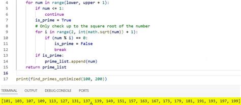 Python Program To Find Prime Numbers In A Range