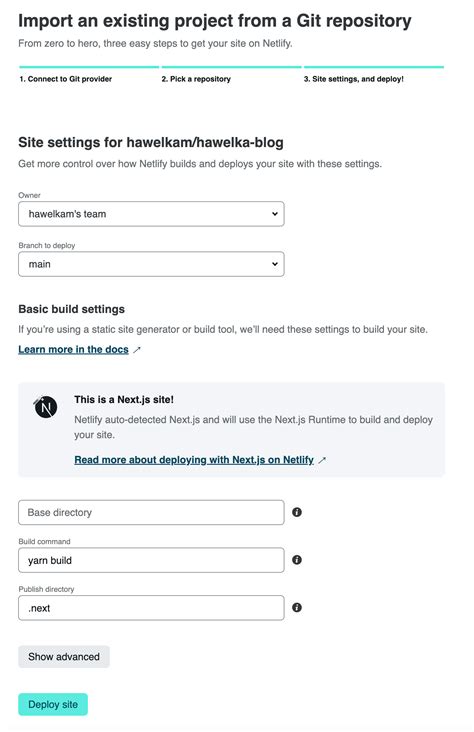 Deploying Nextjs App On Netlify Building Personal Blog Website Part 4
