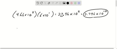 ⏩solved use scientific notation to calculate the answer to each… numerade