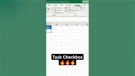 Task Check Box Exceltips Excelhacks Exceltricks Excelfunctions