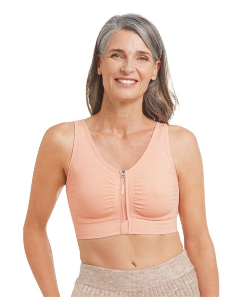 Amoena Emilia Seamless Comfort Bra Champagne For Breakfast Lingerie