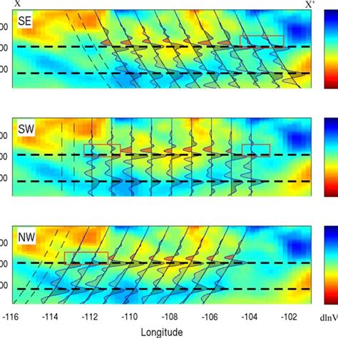 P Wave Tomogram Cross Section Schmandt And Humphreys 2010 Overlain