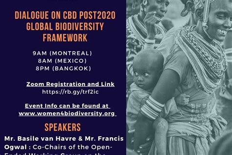 Dialogue On Cbd Post 2020 Global Biodiversity Framework Perspectives