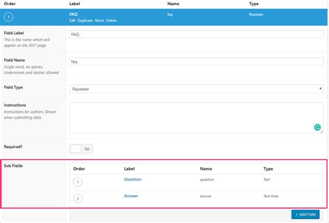 using acf repeater fields for creating dynamic accordion in elementor