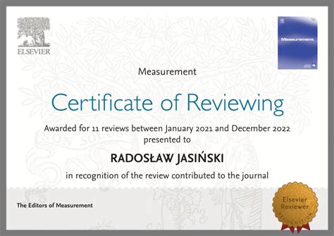 Pdf Measurement RadosŁaw JasiŃski In Recognition Of The Review