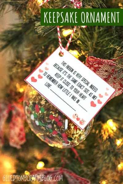Ribbon Height Keepsake Ornament