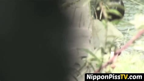 Sexy Japanese Angel Peeing Before Arbitrary Outsiders